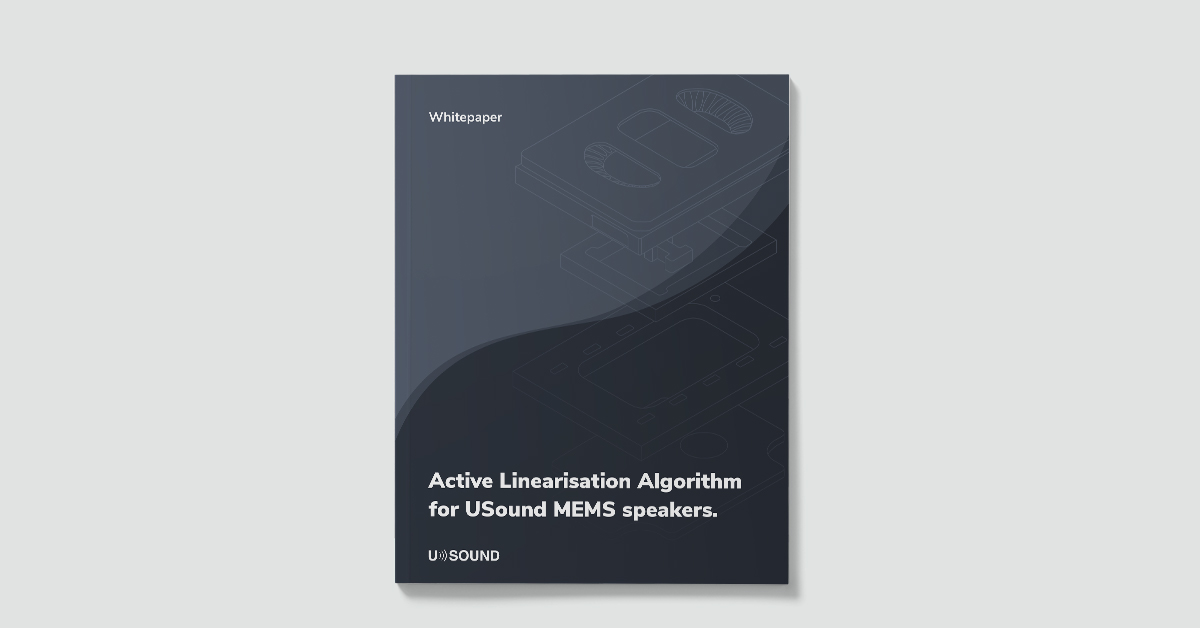 Whitepaper Active Linearization Algorithm For Usound Mems Speakers Usound